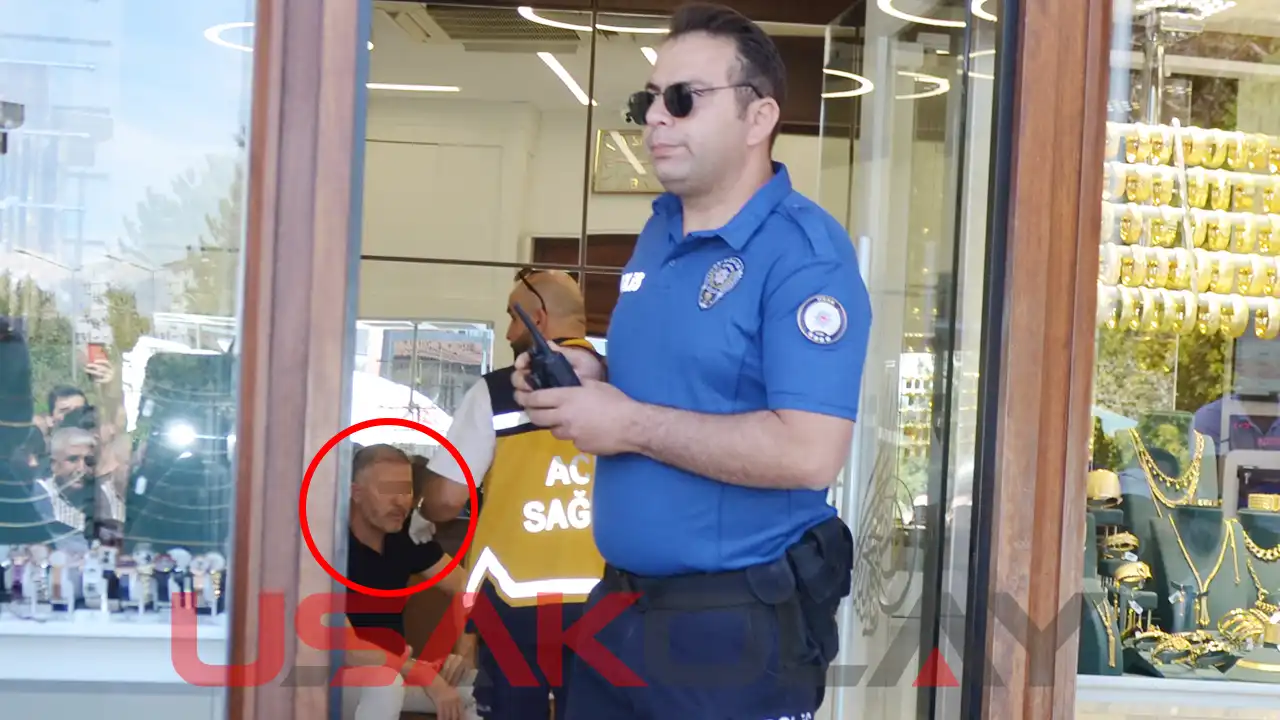 Uşak'ta Sarraf Dükkanı Kurşunlandı: 2 Yaralı